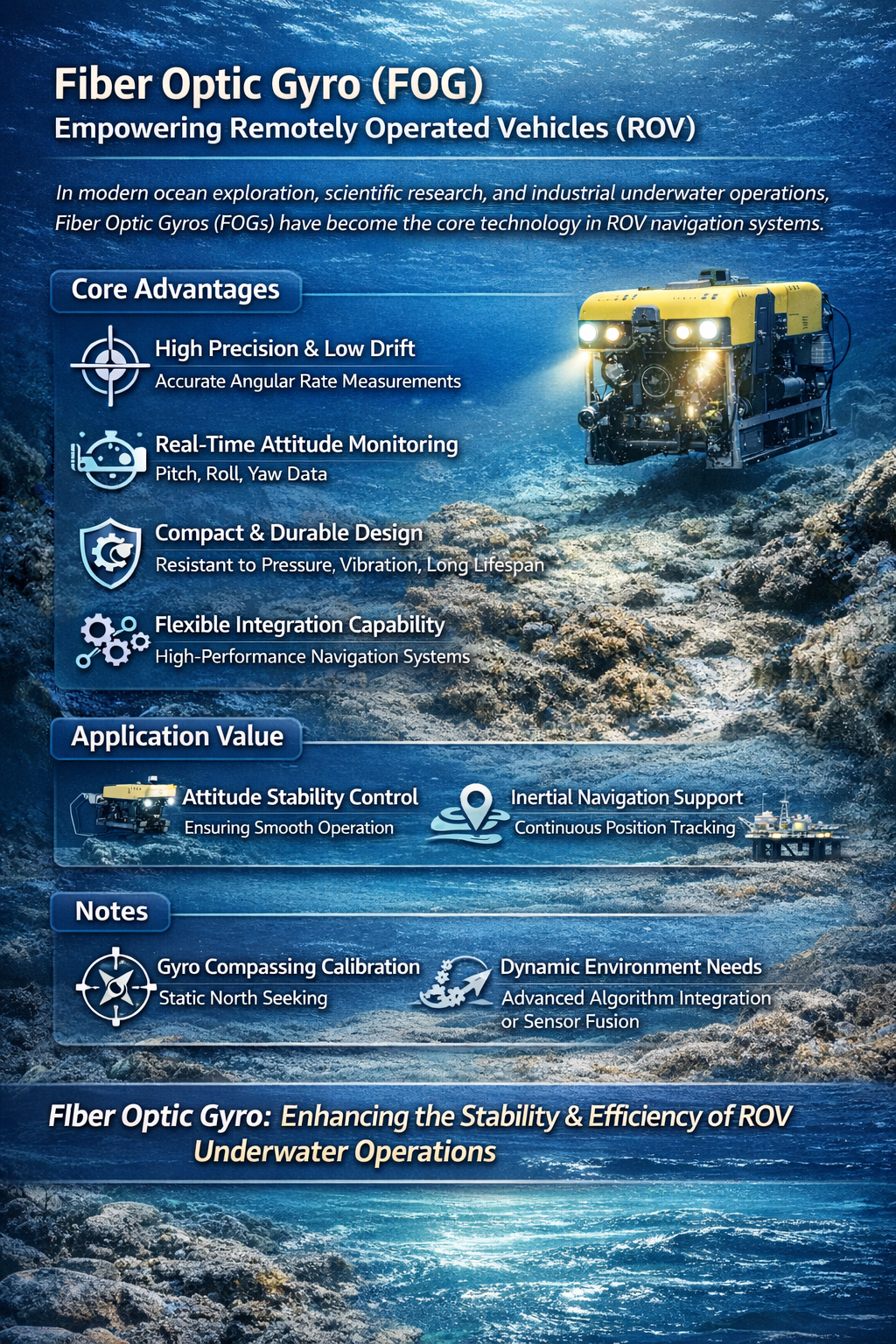 How Do FOG Sensors Make ROVs Smarter and Safer Underwater?